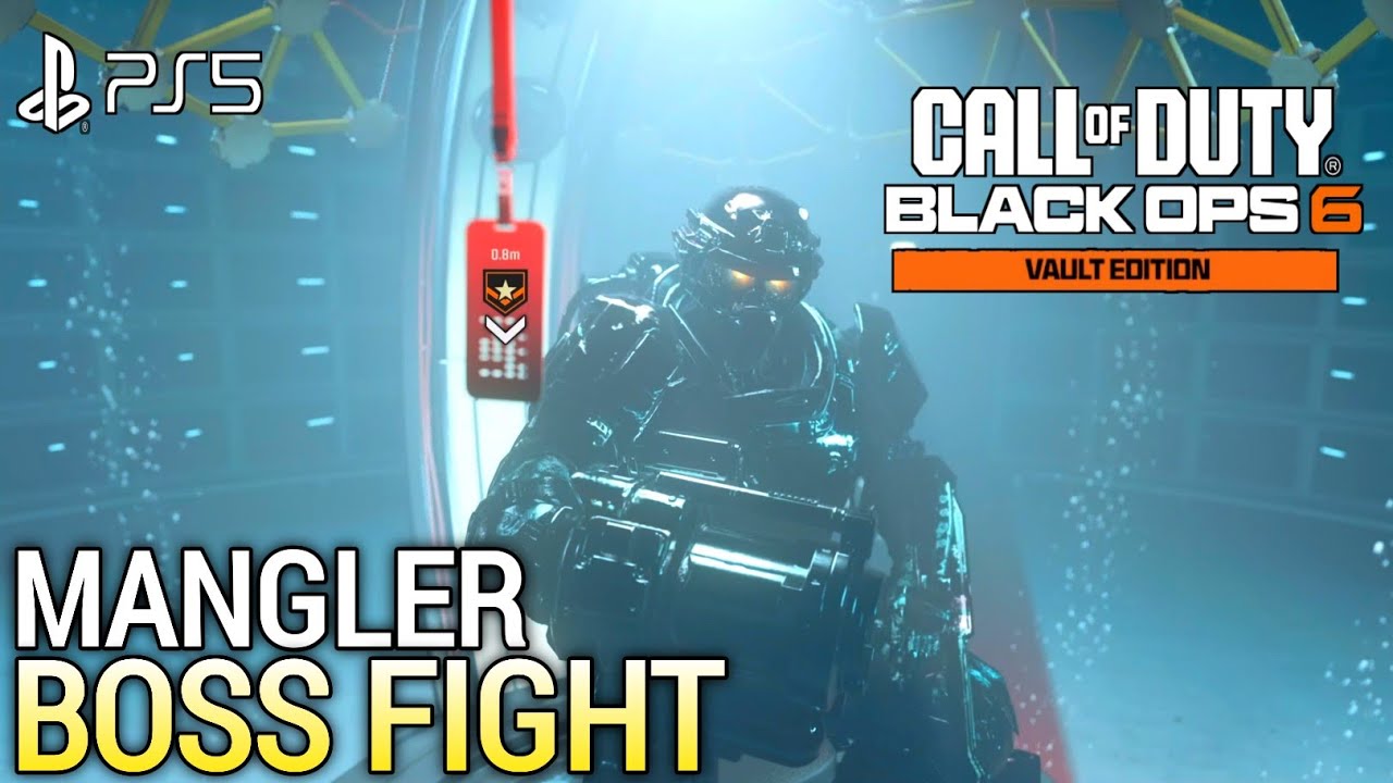 Mangler Boss Fight CALL OF DUTY BLACK OPS 6 Mangler Boss Fight BO6 ...