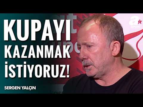 Beşiktaş Teknik Direktörü Sergen Yalçın: \