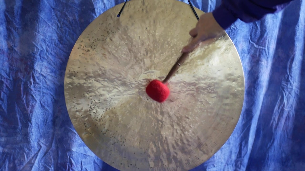 ~Golden Mountain Heart Gong~Note F~26" - YouTube