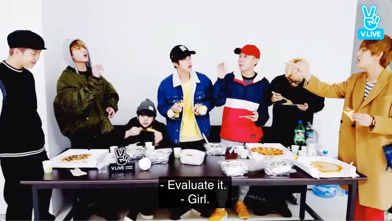 [ENGSUB] BTS Live Game and Mukbang {EatJin} - YouTube