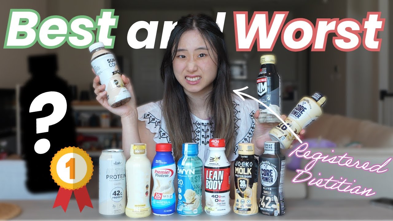 Dietitian Ranks Best and Worst Protein Shakes - YouTube
