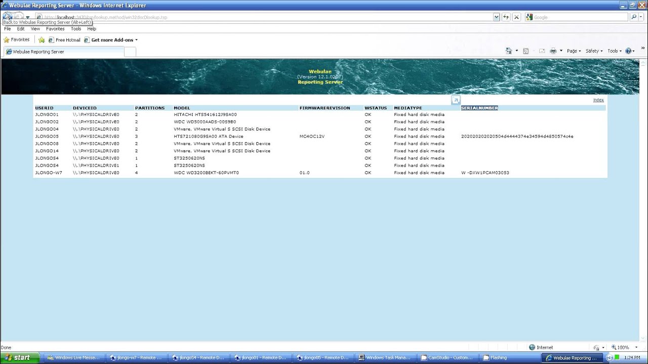 Radia client automation Disk Serial Number Audit and reporting - YouTube