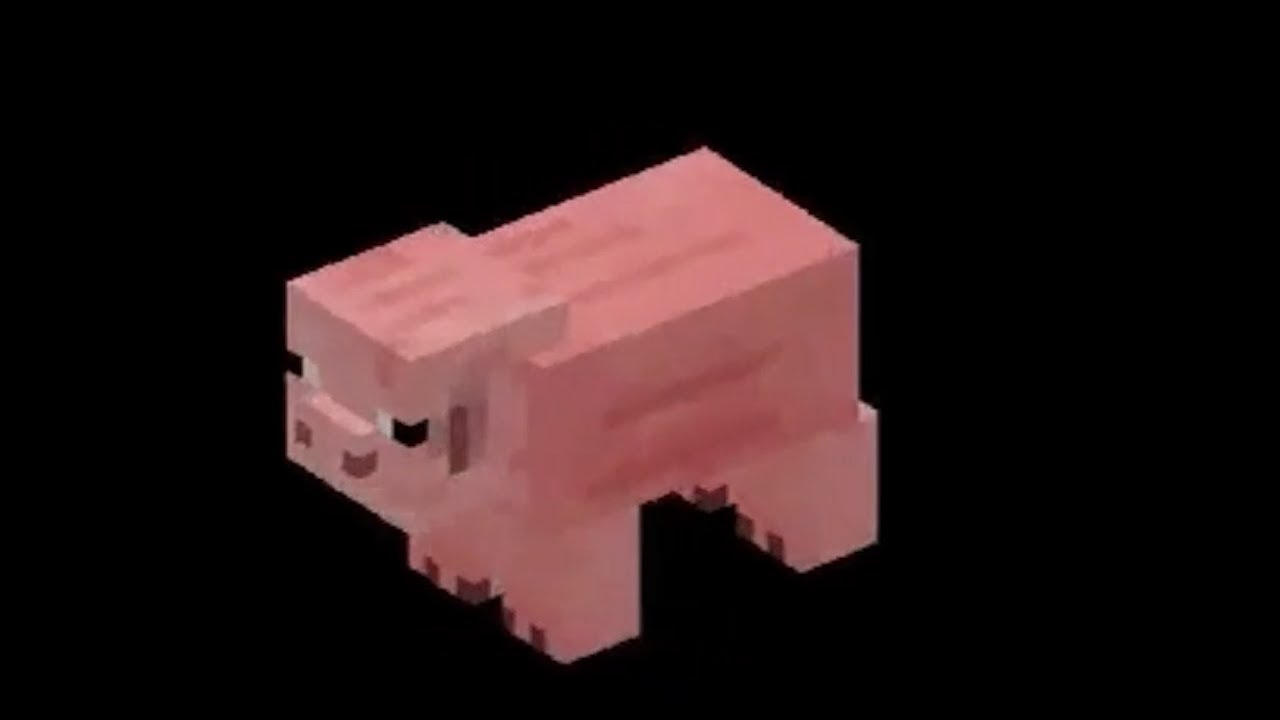 Minecraft Pig Spinning To Bad Piggies Music For 30 Minutes - YouTube