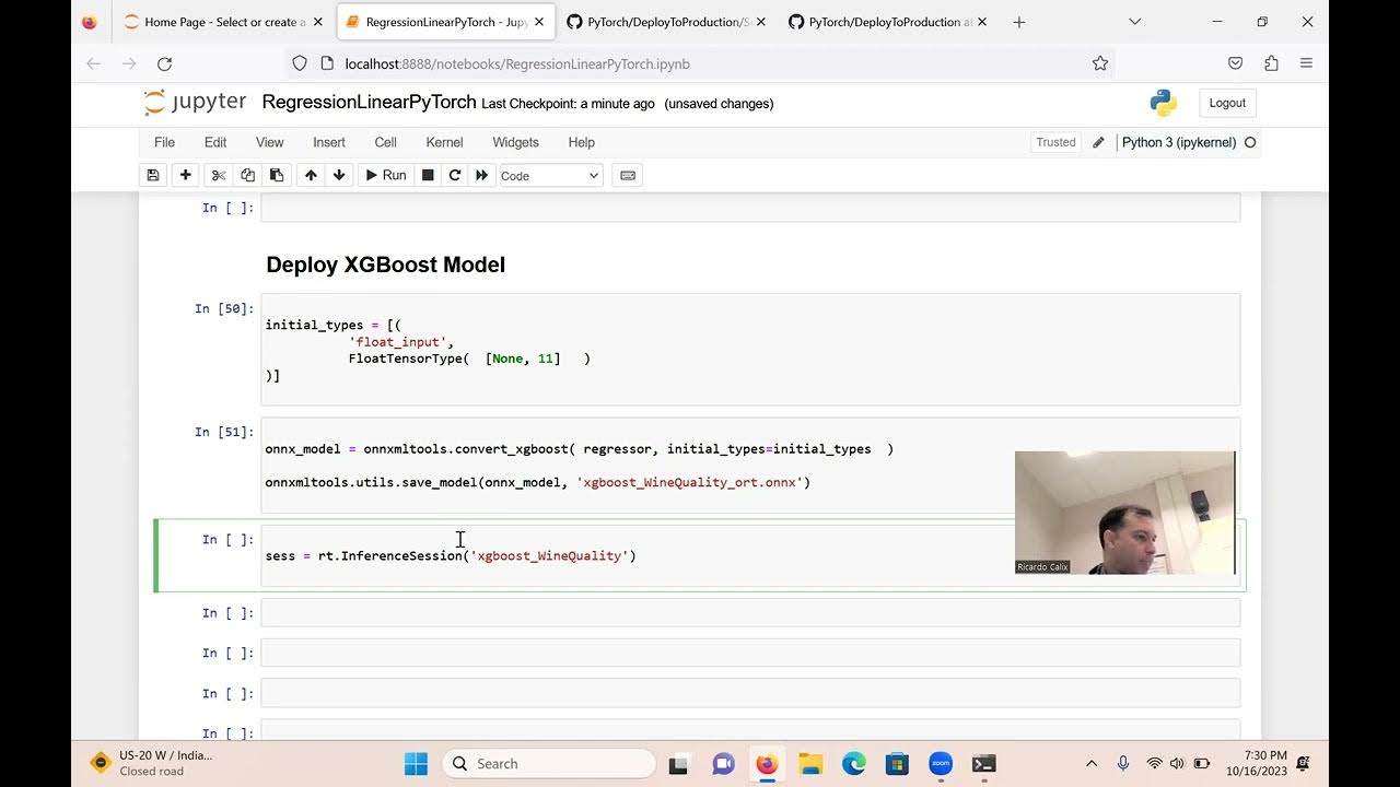 Deploy XGBoost Regression model to Web with ONNX runtime and GitHub - YouTube