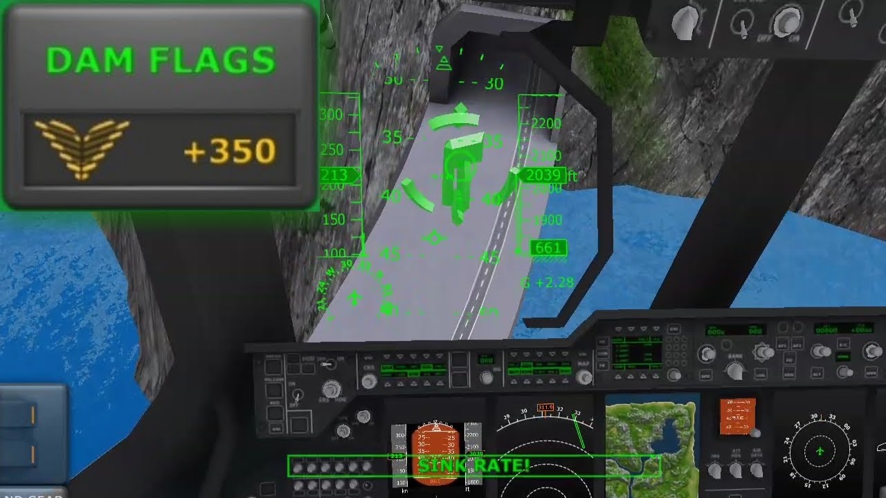 Turboprop Flight Simulator Mission 18: Dam Flags - YouTube
