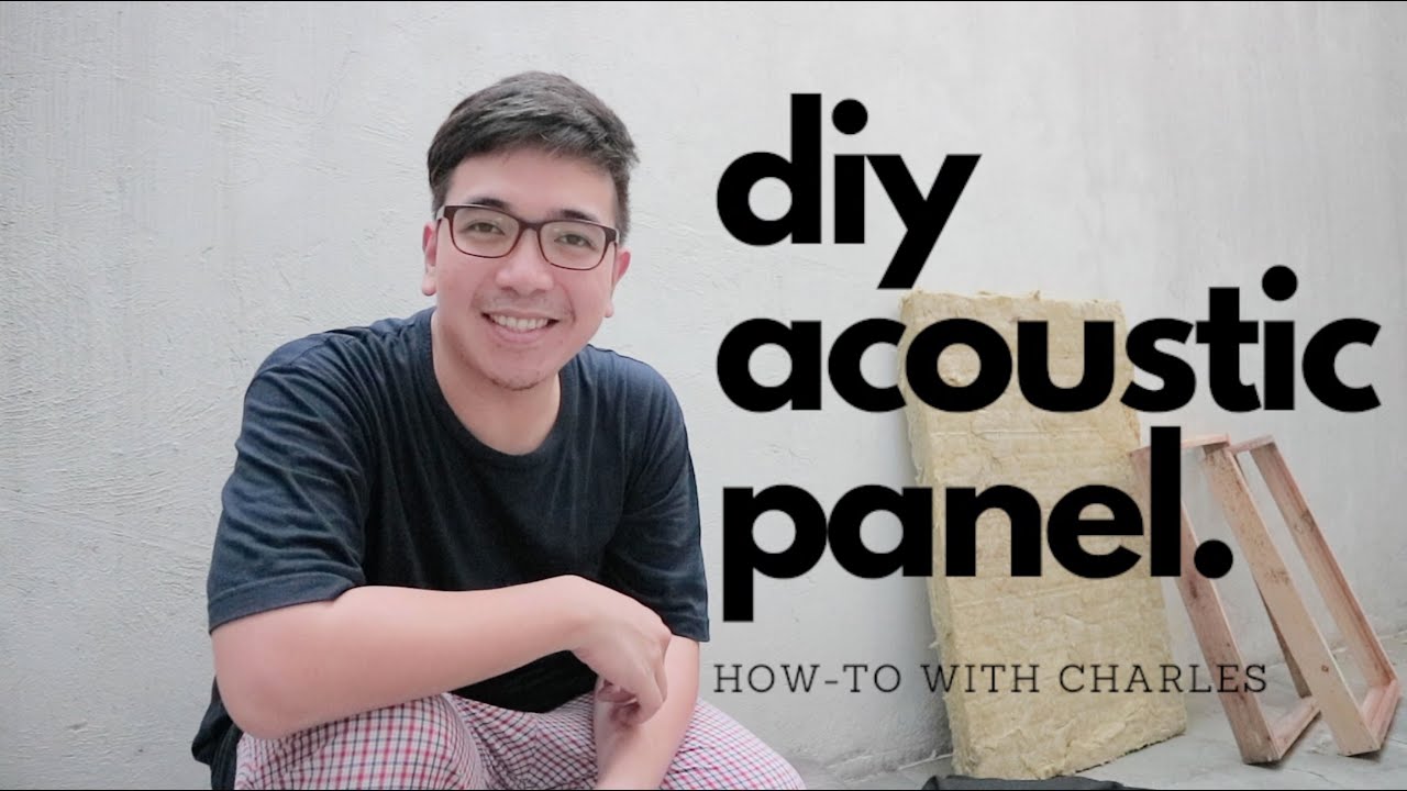 diy acoustic panel (sound enhancement) - YouTube