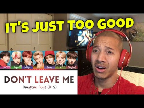 BTS 'Don't Leave Me' Lyrics Video Reaction