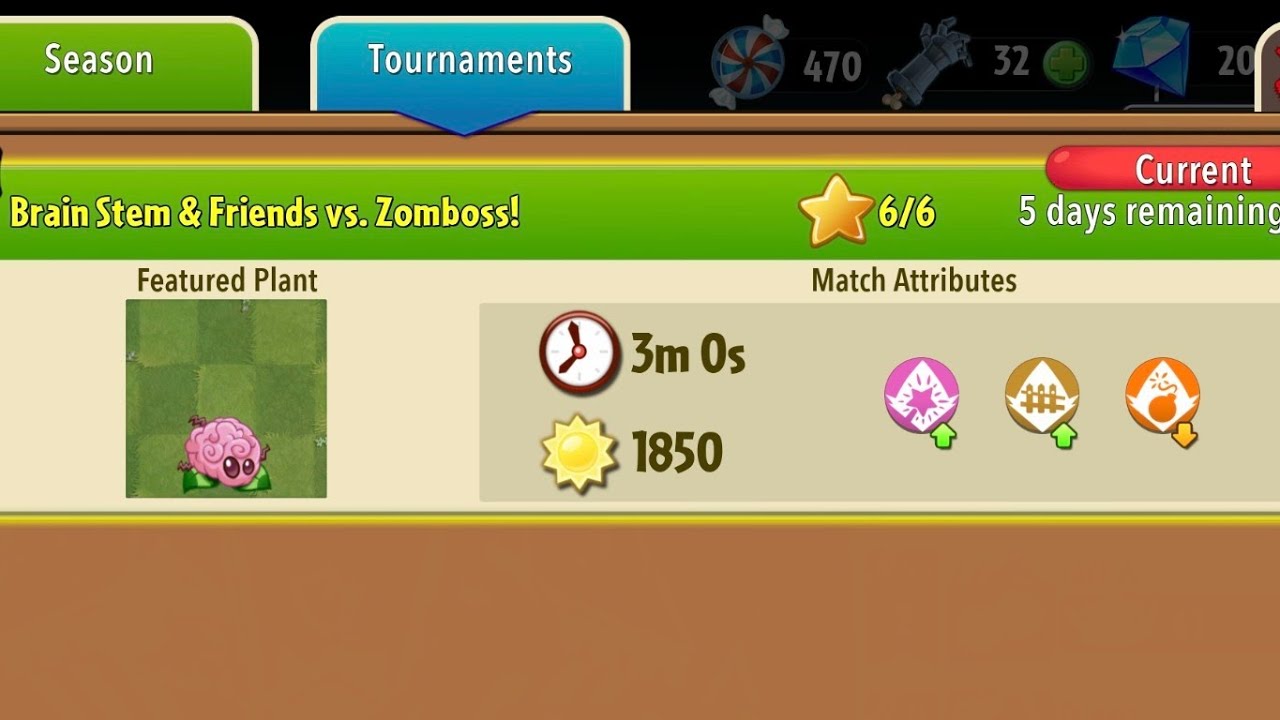 Brain Stem & Friends vs. Zomboss! | Brain Stem Season | PvZ2 - YouTube