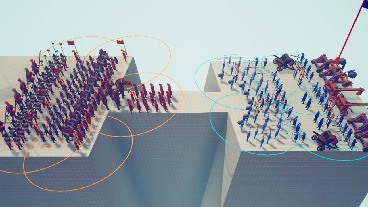 100x MELEE UNIT vs 80x RANGE UNIT HARD DEFENCE - Totally Accurate ...