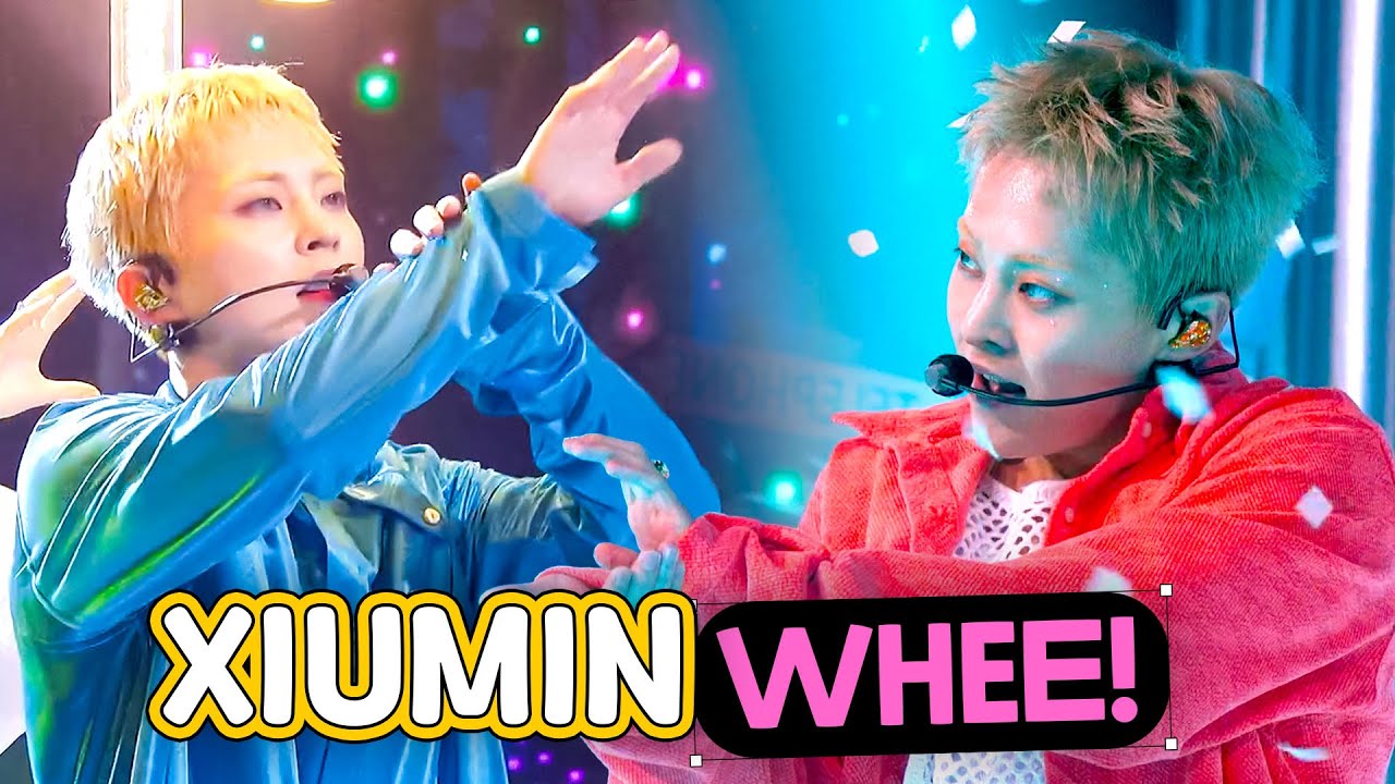 'WHEE!' XIUMIN's Every Live Performance Moments 💙 From Serenity to ...