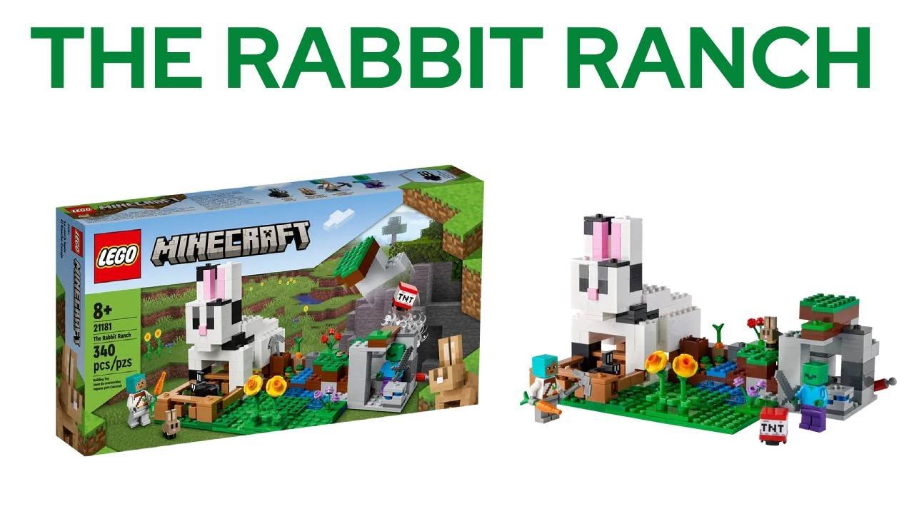 Lego Minecraft "The Rabbit Ranch" - Speed Build & Review - YouTube