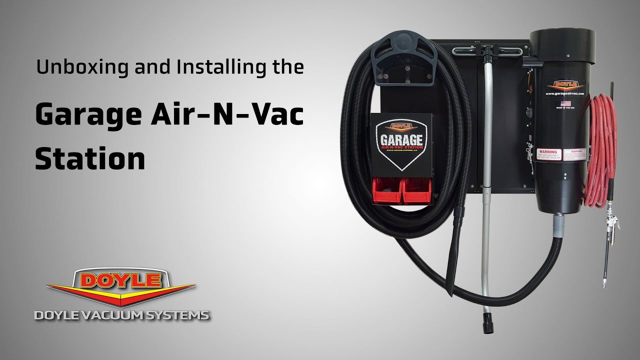 Doyle Garage Air-N-Vac Station Unboxing and Installation - YouTube