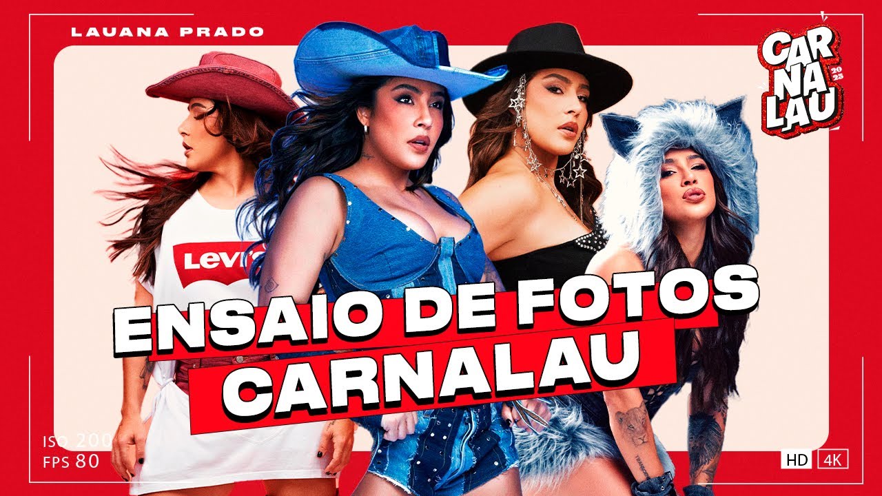 ENSAIO DE FOTOS #CARNALAU - UM DIA COM... LAUANA PRADO #2 - YouTube