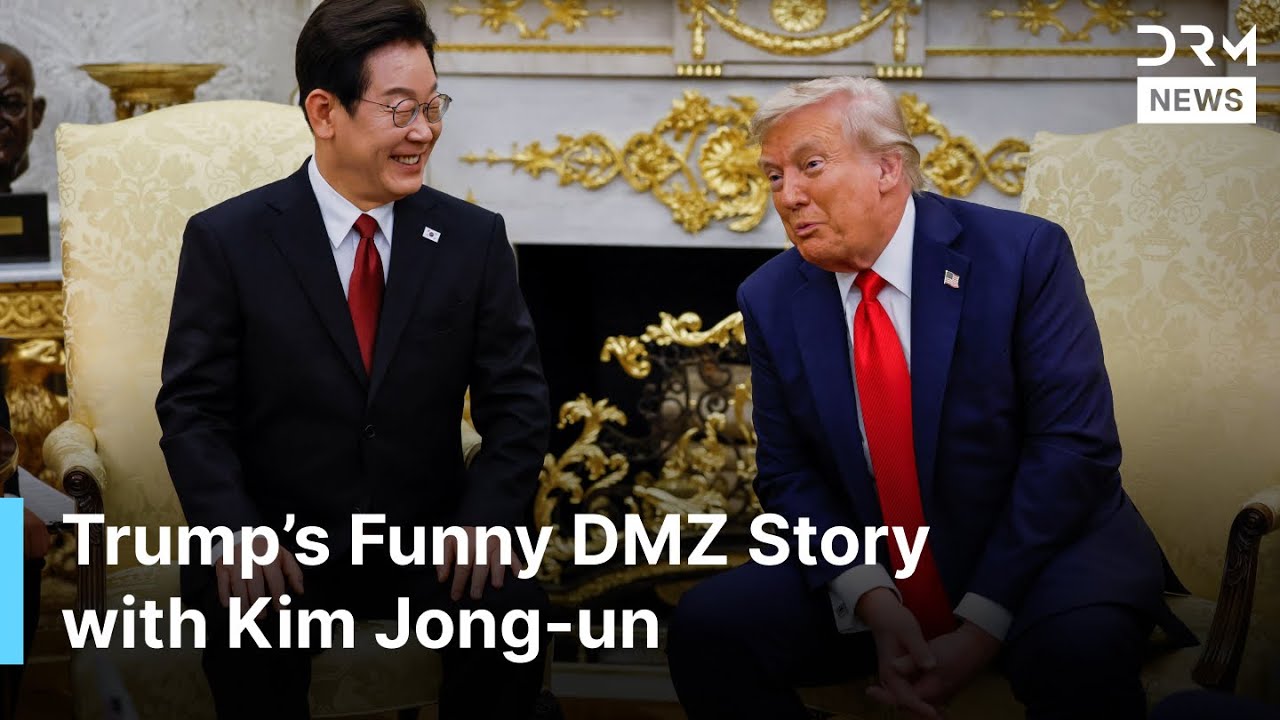 Trump Tells Hilarious DMZ Security Story with Kim Jong-un of North ...