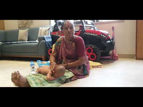 Baby massage video | newborn baby malish video #massage #newbornbaby 