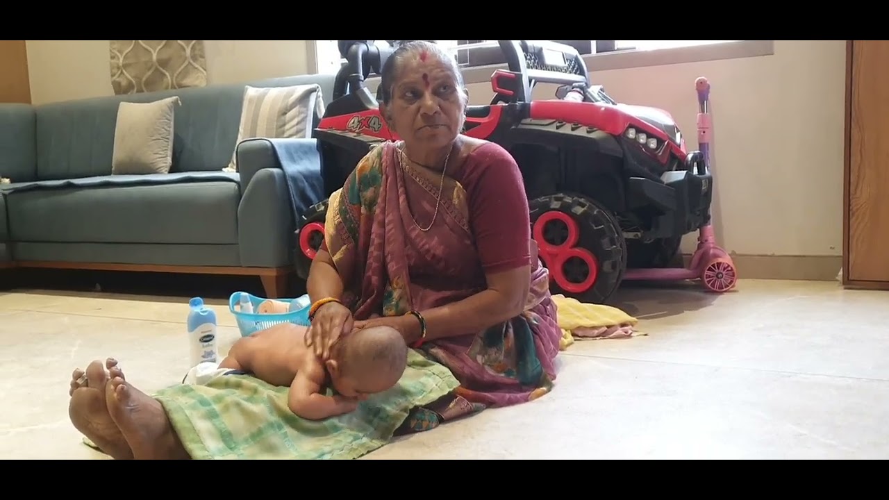 Baby massage video | newborn baby malish video #massage #newbornbaby ...