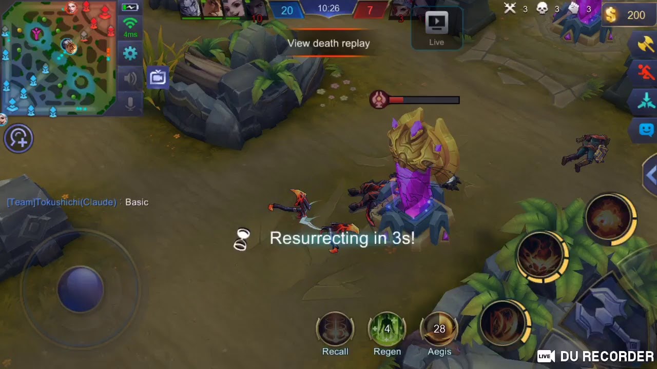 Basic playing THAMUS Mobile Legends. - YouTube