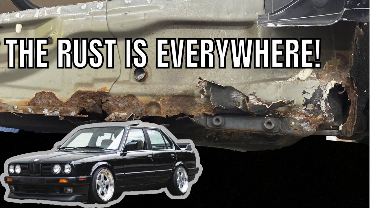 THE E30 IS FINALLY COMING BACK FROM RUST REPAIR?! - YouTube