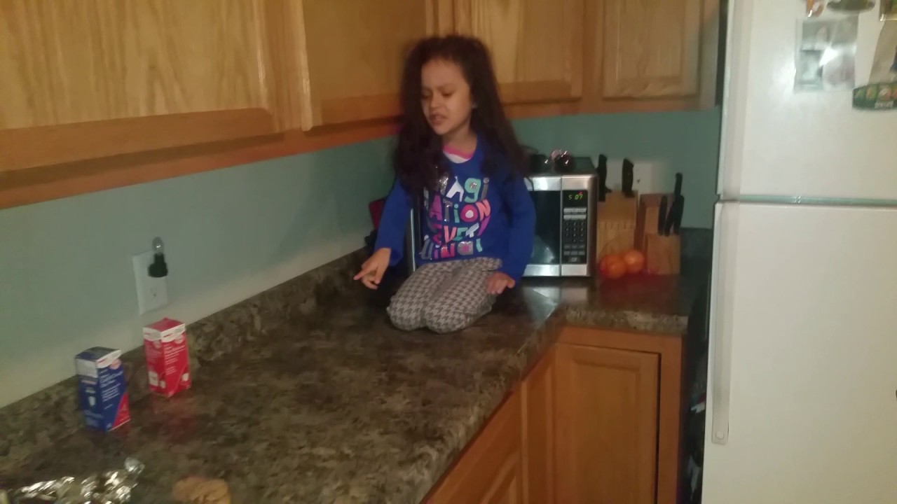 Climbing my kitchen counter - YouTube