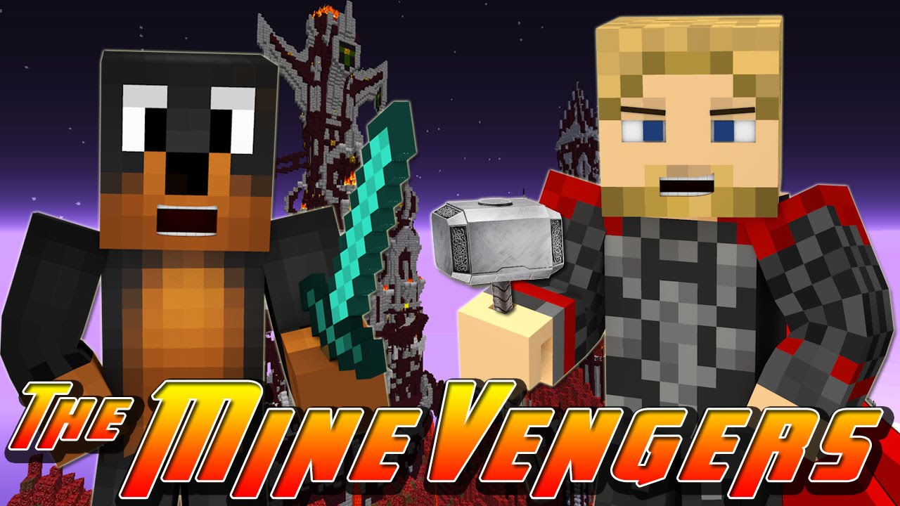 Minecraft MineVengers - BATTLING FOR ASGARD! - YouTube