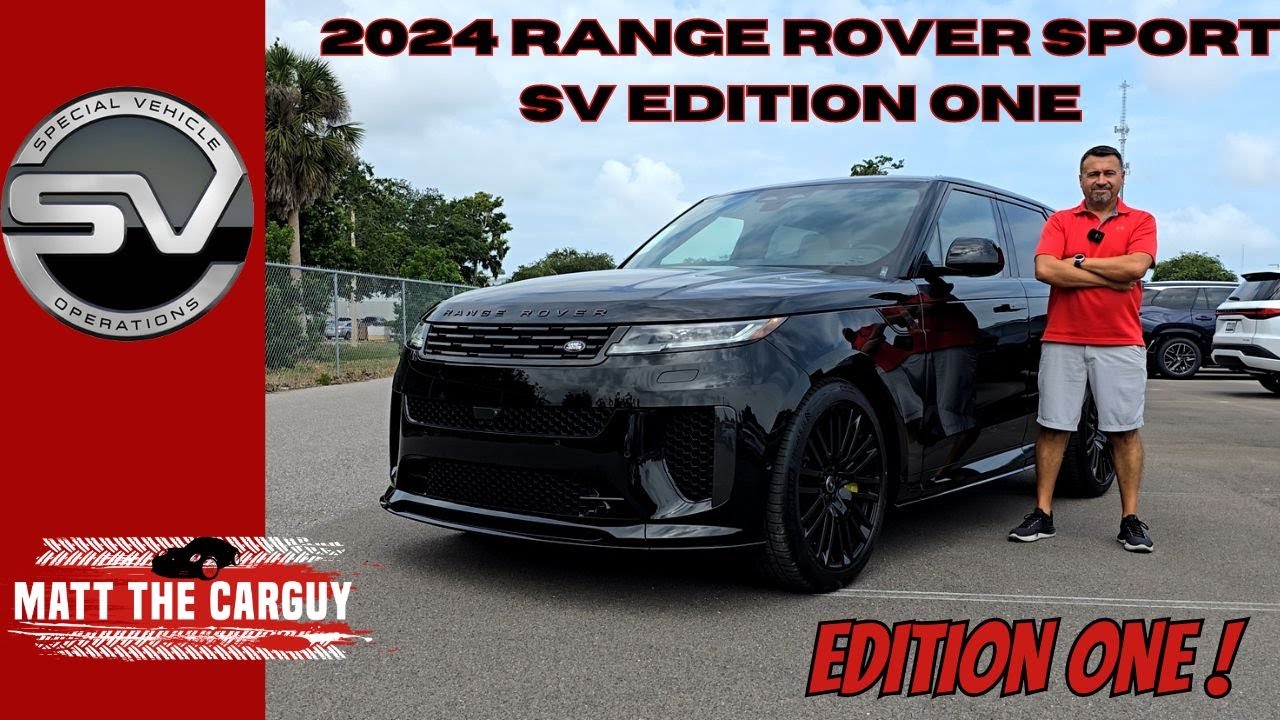 2024 Range Rover Sport SV Edition One is the most Exclusive, Powerful ...
