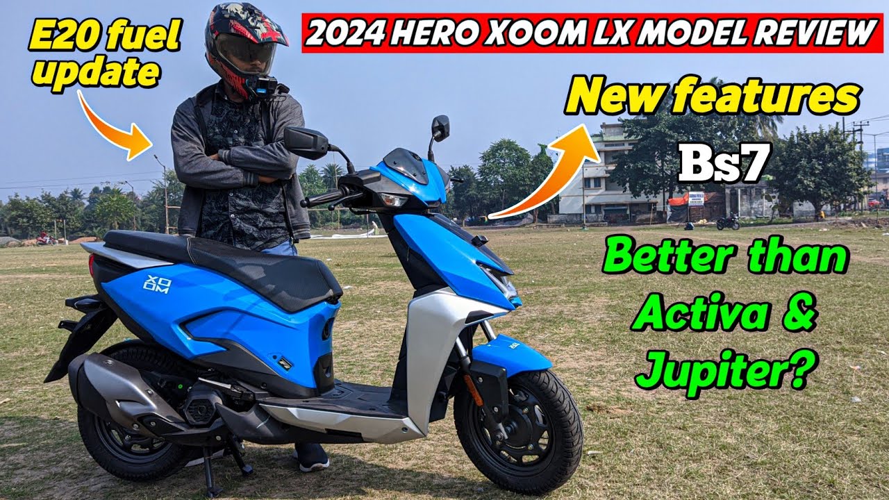 2024 Hero Xoom OBD-2 Base Model || India ka fastest & Best 110cc ...