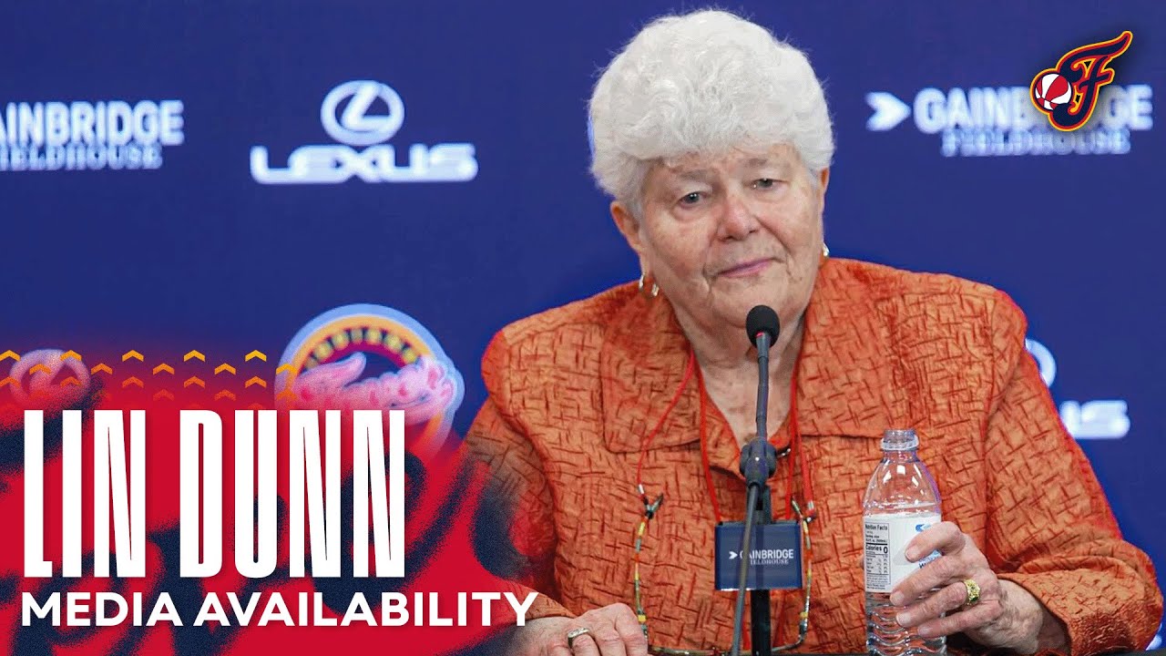 Lin Dunn Media Availability | Indiana Fever Media Day - YouTube