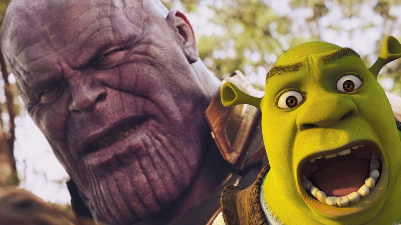 Thanos kills Shrek - YouTube