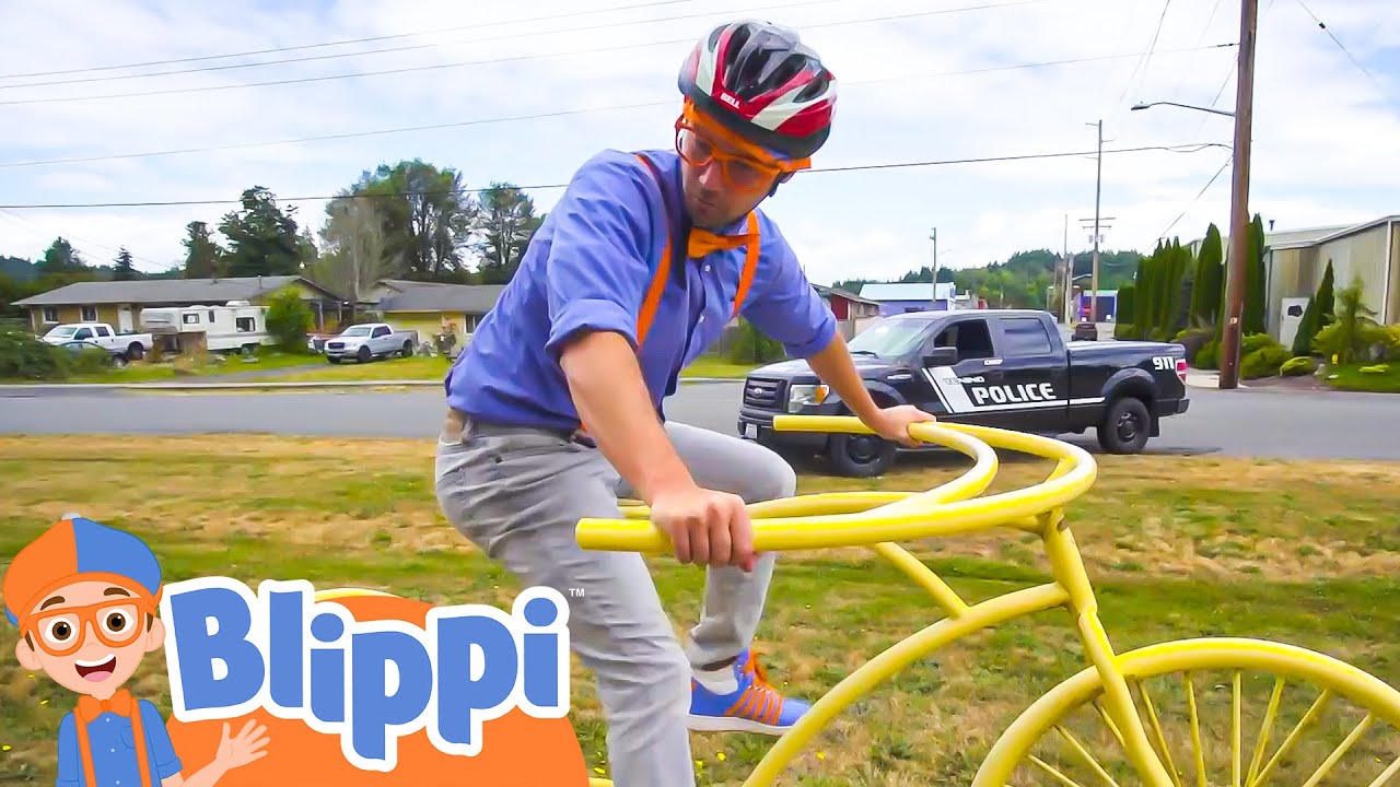 On My Bicycle Song - How Far Can We Go? | Blippi | Kids Songs | Moonbug ...