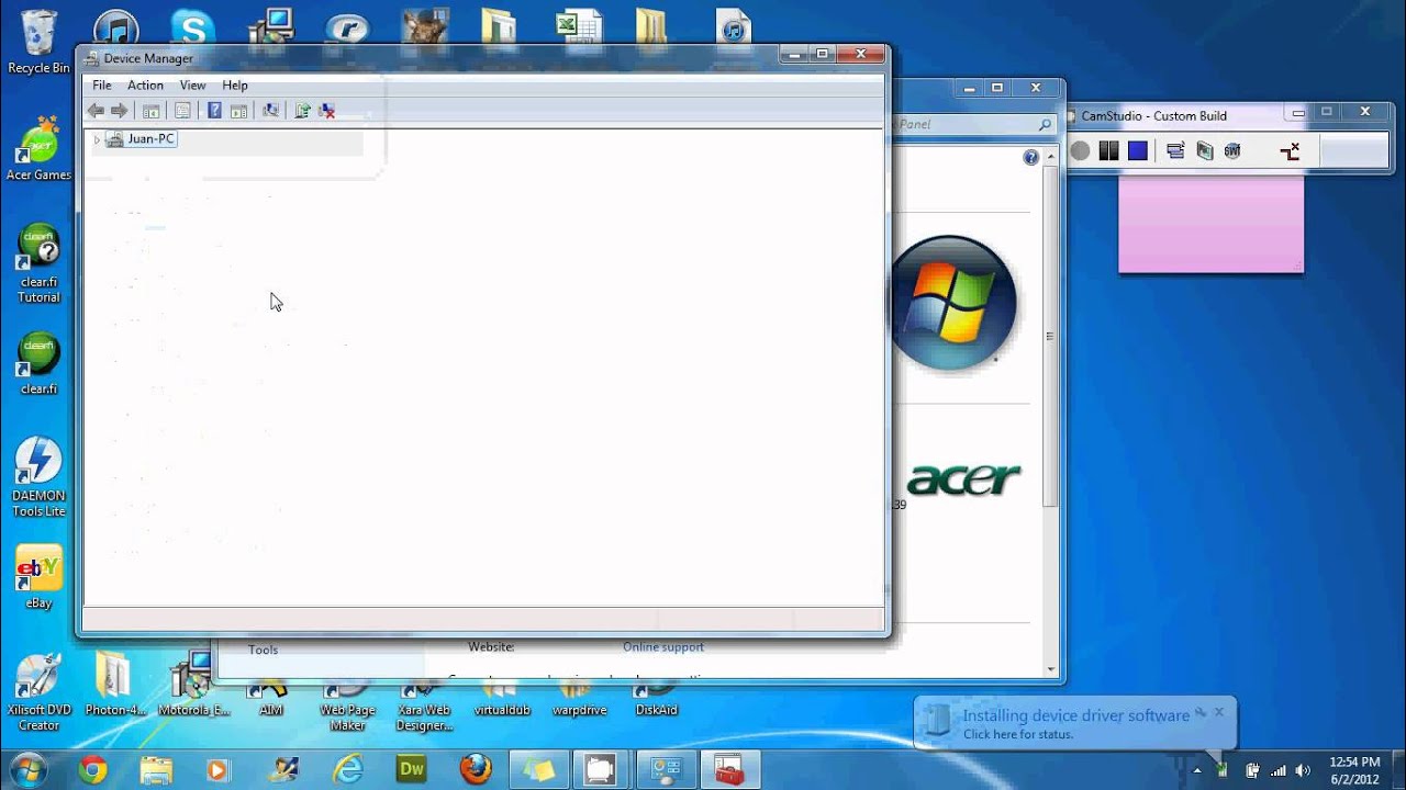 How to access your device manager on Windows 7 - YouTube