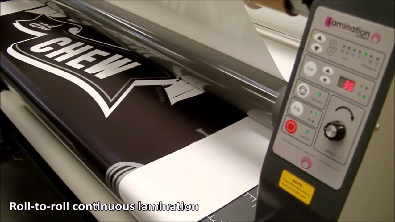 Sign Master 1600 Pro Laminator and Mounter - YouTube