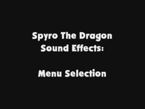 Spyro the Dragon SFX Menu Selection - YouTube