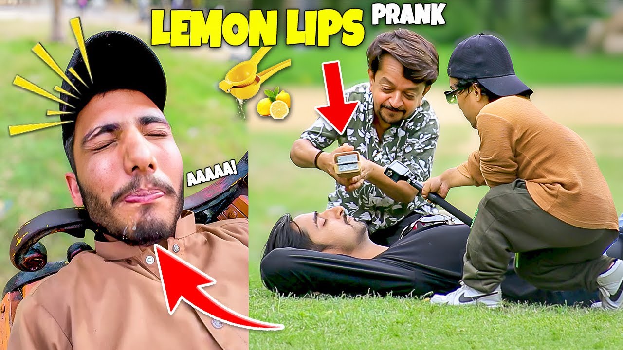 Lemon Lips Prank - Funny Reactions - | @NewTalentOfficial - YouTube