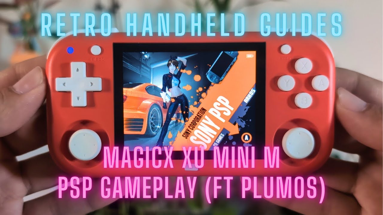 MagicX XU Mini M PSP Gameplay Testing (ft PlumOS) - YouTube