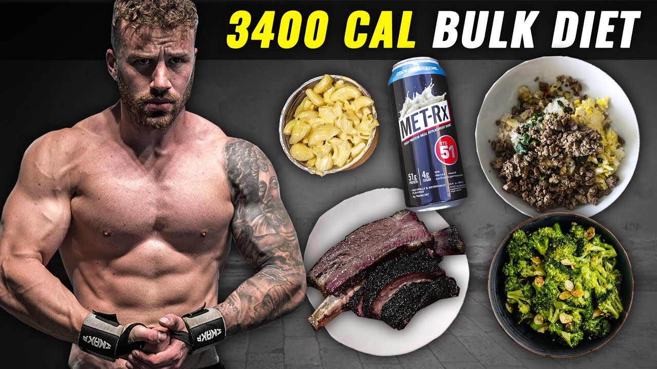 What I Eat to GAIN SIZE (Full Day of Bulking) - YouTube