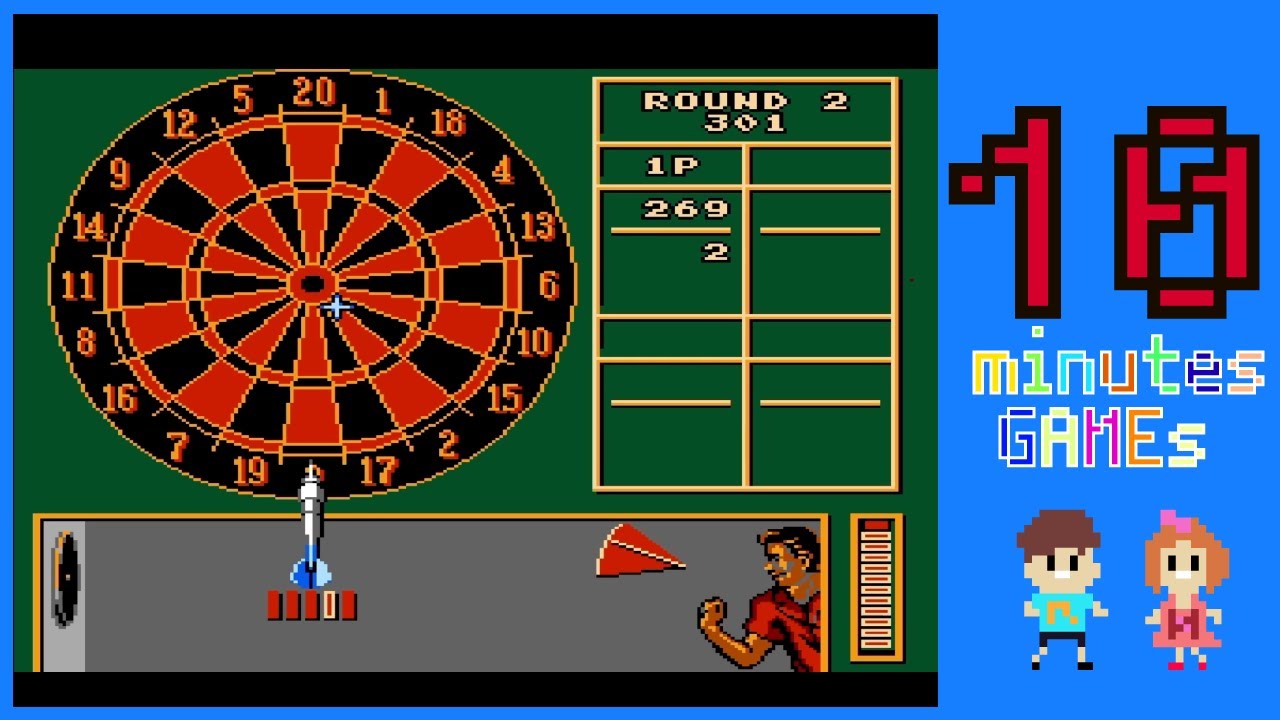 （NES）MAGIC DARTS -10 minutes GAMEs- - YouTube