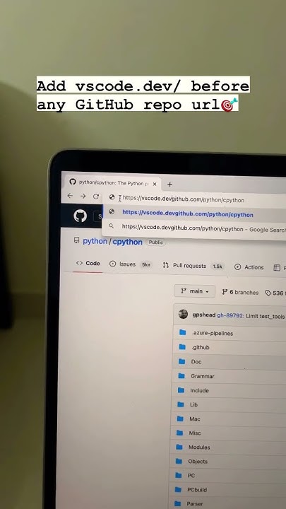 How To Open any Github Repo in VSCode??? 🙀😱 #shorts #github #vscode - YouTube