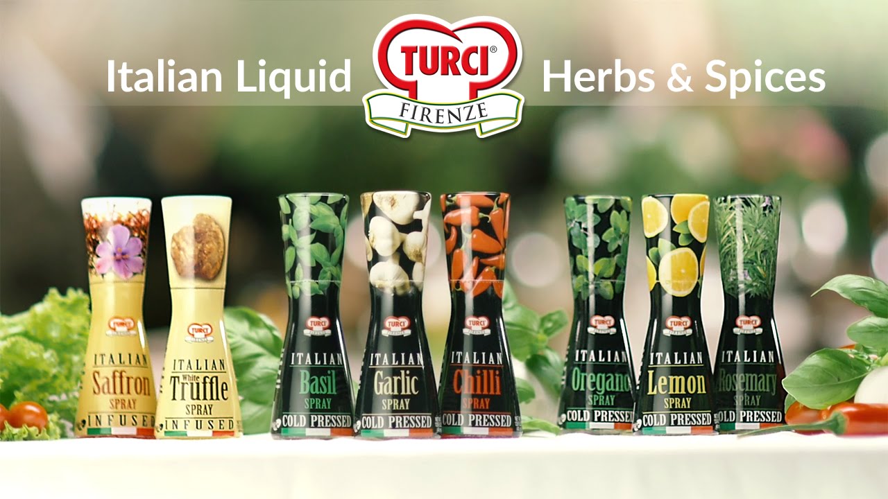 TURCI FIRENZE - Cold Pressed Liquid Spices - YouTube