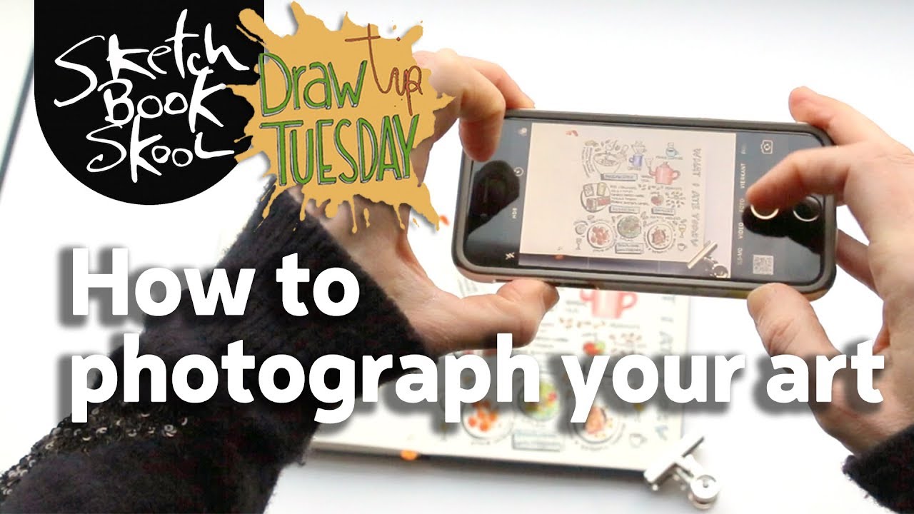 Draw Tip Tuesday: How to photograph your art - YouTube