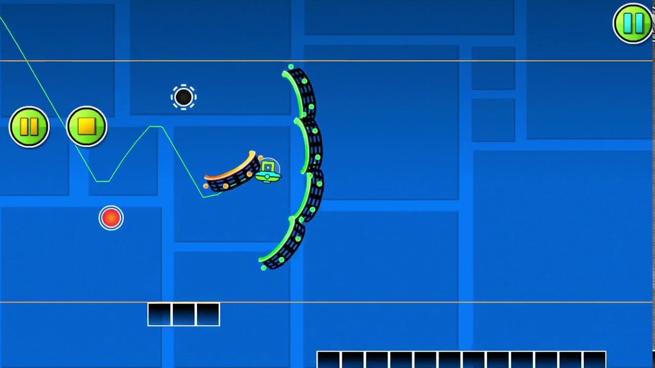 Geometry dash reverse a level made by me - YouTube