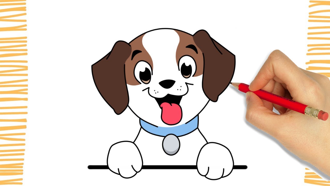 How to Draw a CUTE PUPPY I Easy I Step by Step - YouTube