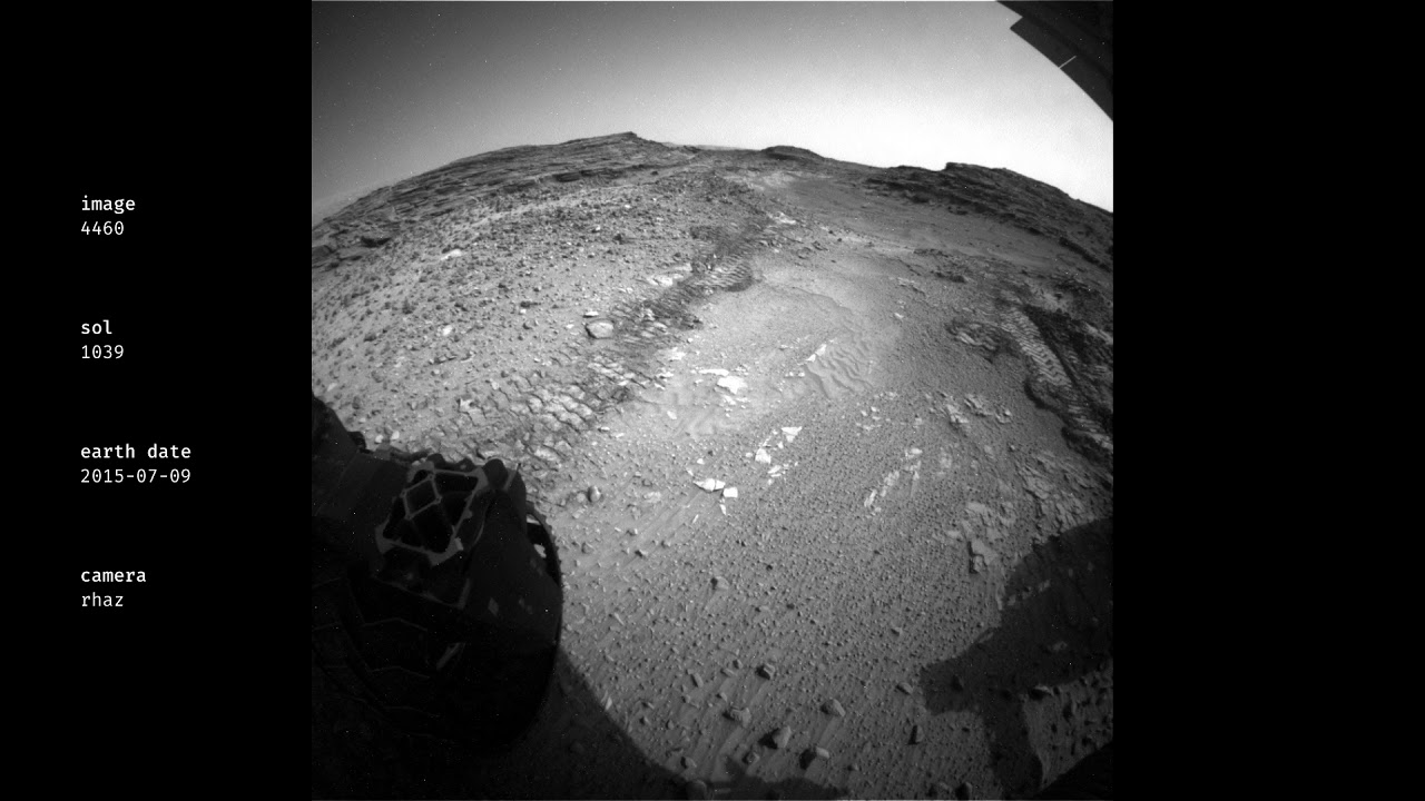 Mars time lapse video. Curiosity rhaz. - YouTube