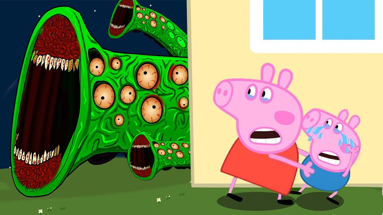 Peppa Pig Zombie Apocalypse - Giant Zombie At The House ?? | Peppa Pig ...