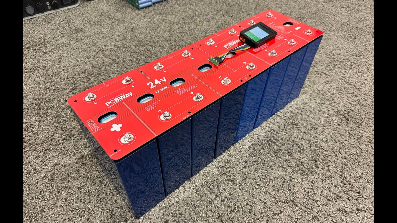 #LiFePO4 24v #pcbWay #DIY #busbar - YouTube