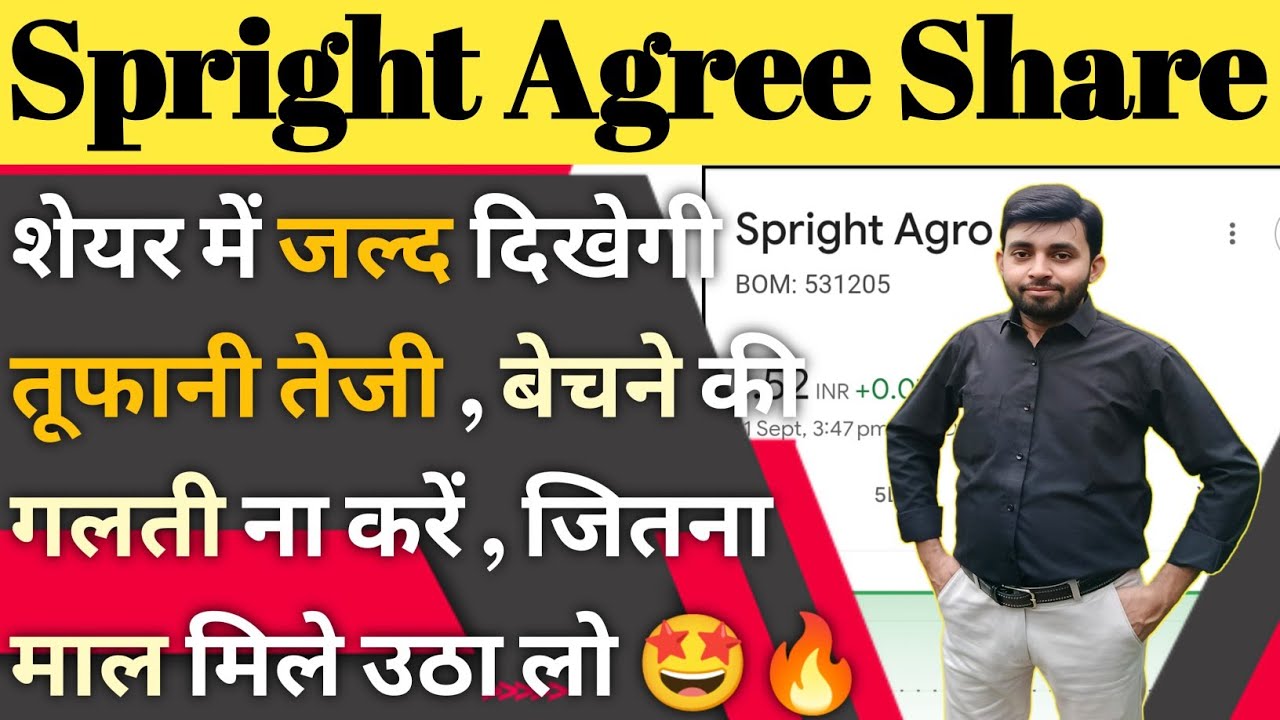 Spright agro share latest news | spright agro company details | Bonus ...