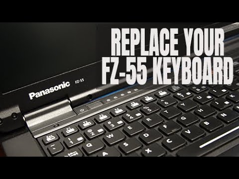 Toughbook FZ-55 - Keyboard Replacement - YouTube