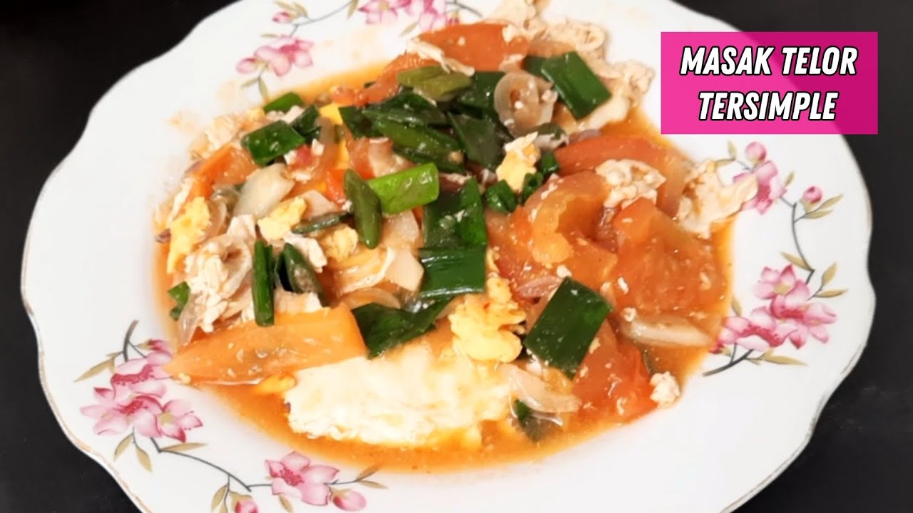 CARA MASAK TELOR TERSIMPLE,Resep Telur Bumbu Simple, - YouTube