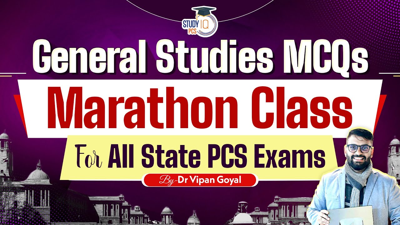General Studies MCQs Marathon Class For All State PCS Exams By Dr Vipan ...