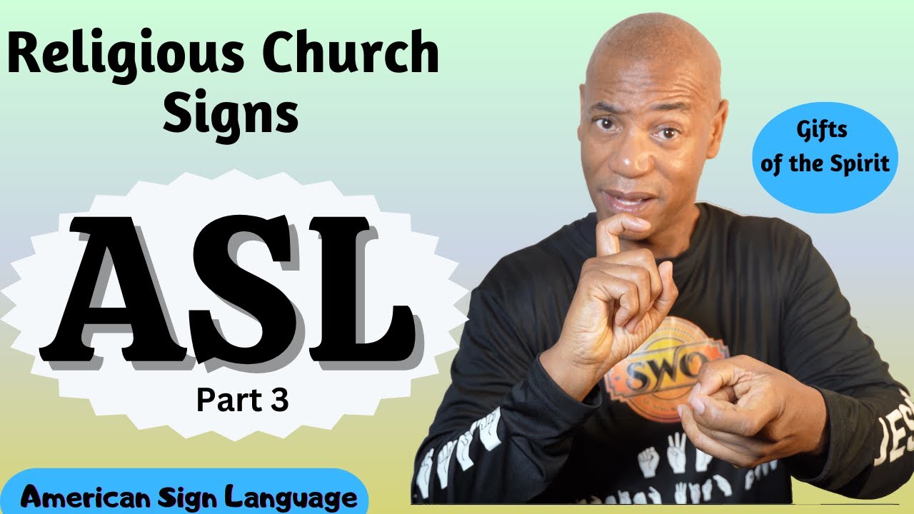 10+ "EASY" Religious ASL Signs | American Sign Language | Common Church ...