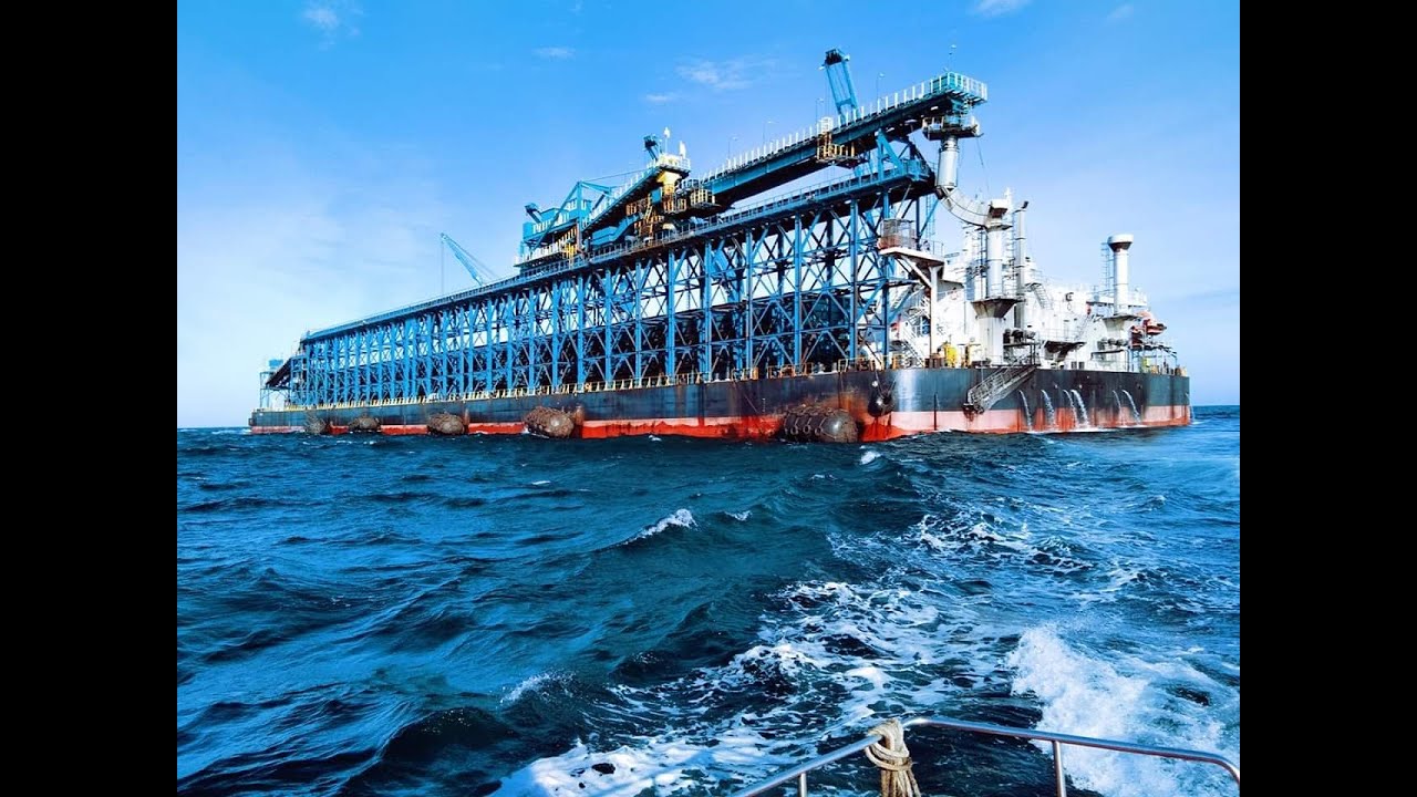Hiburan nya Crew Kapal Floating Crane ketika lagi Santai - YouTube
